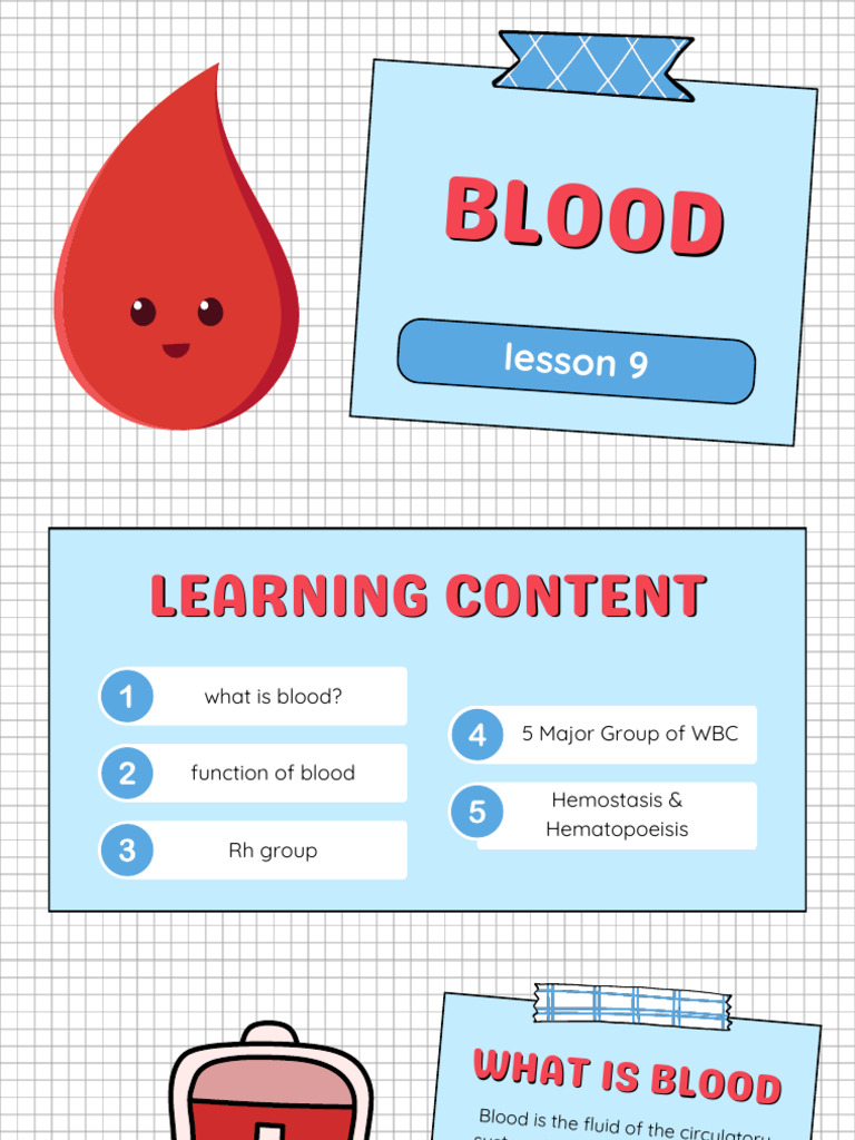 Blood Lesson (ana lec) | PDF | Blood Cell | Blood