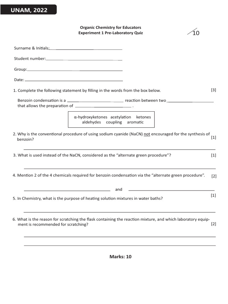 OCII PreLab Quiz1 | PDF