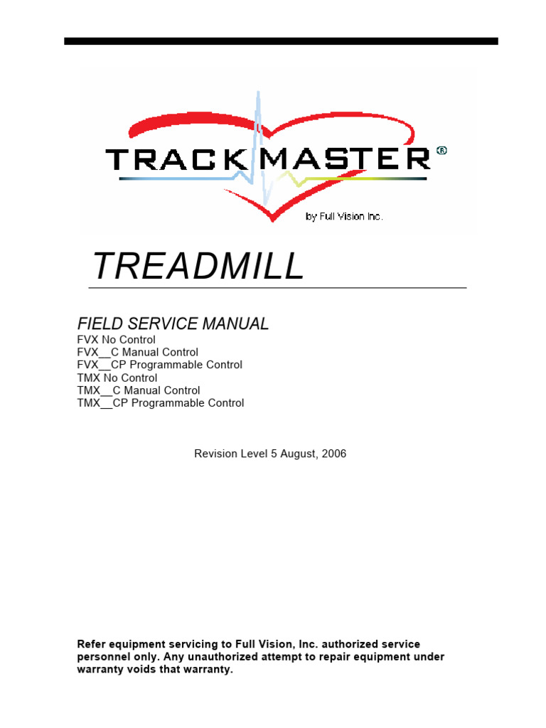 Trackmaster Treadmill ETT | PDF | Electrical Connector | Electric Power ...