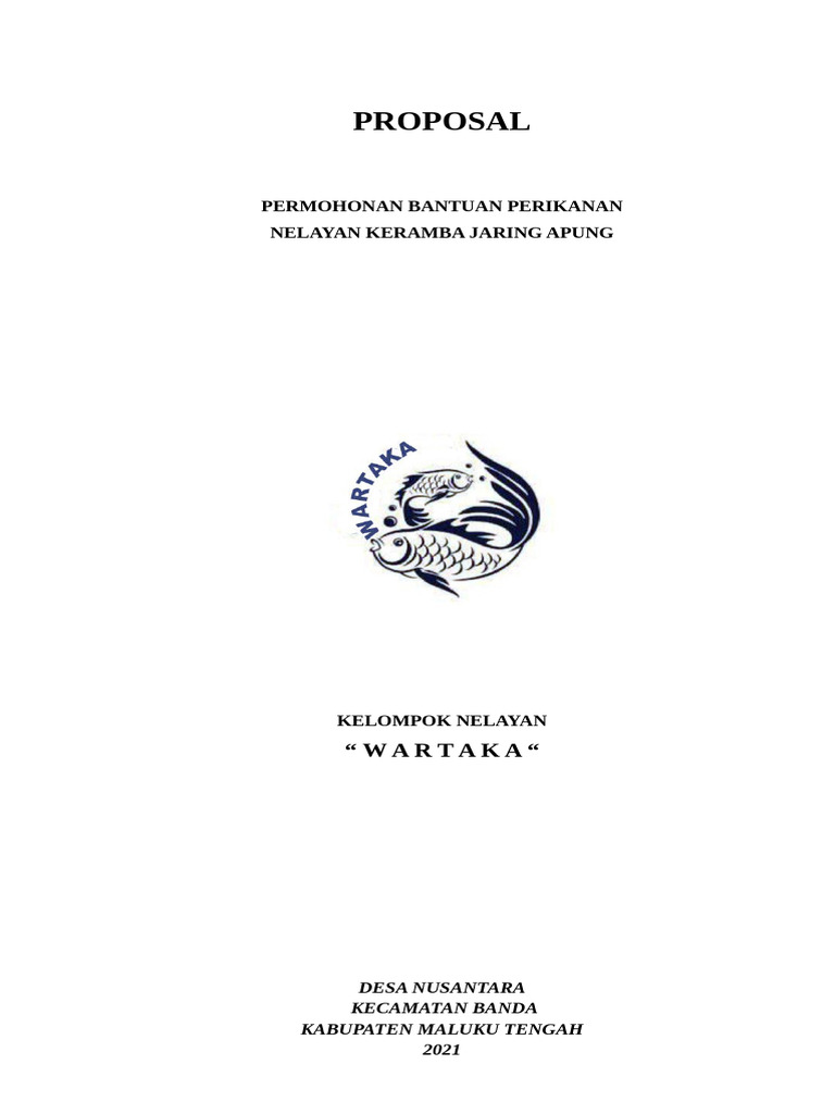 Proposal Kelompok Nelayan | PDF