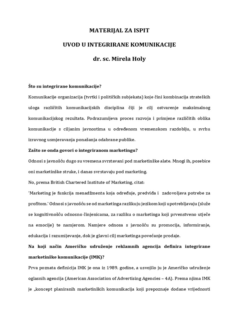 Skripta_Uvod_u_integriane_komunikacije_2022 | PDF