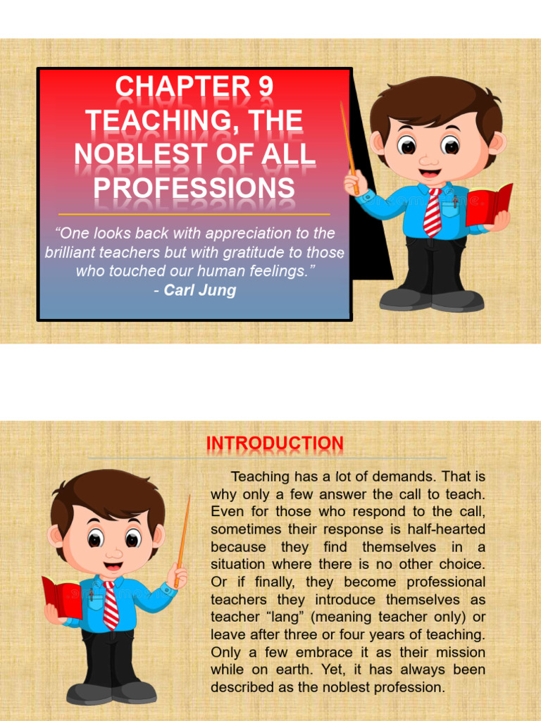Teaching: The Noblest Profession | PDF