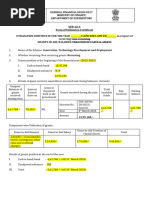 Format of Statement of Expenditure (SoE) | PDF | Expense