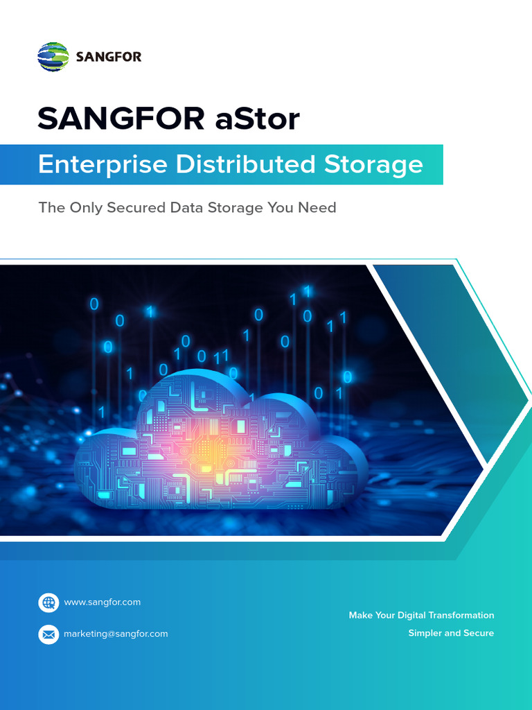 BR - P - Sangfor Astor Enterprise Distributed Storage - 20240628 | PDF | Computer Data Storage ...