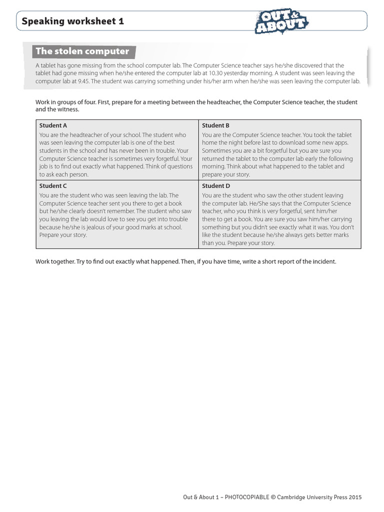 English Speaking Practice Tasks | PDF | Waste | Recycling
