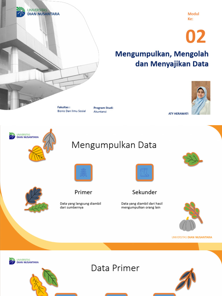 Materi 2 Pengumpulkan, Mengolah Dan Menyajikan Data | PDF