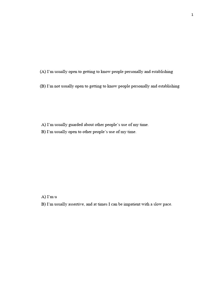 Communication Style Inventory | PDF | Behavioural Sciences | Communication