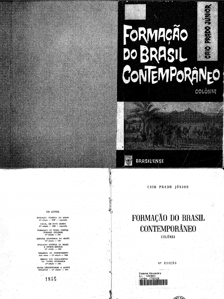 PRADO Jr. - Caio - Formação do Brasil Contemporâneo.compressed | PDF