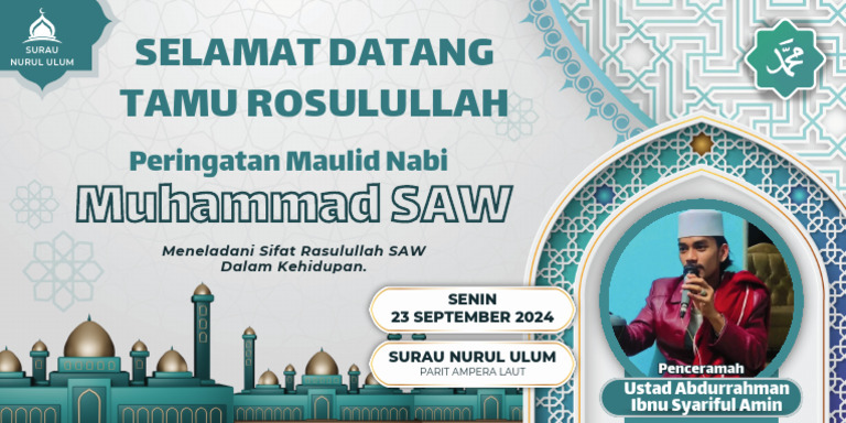 contoh banner maulid | PDF