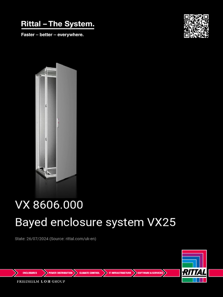 8606000-Bayed Enclosure System VX25 | PDF | Door | Sheet Metal