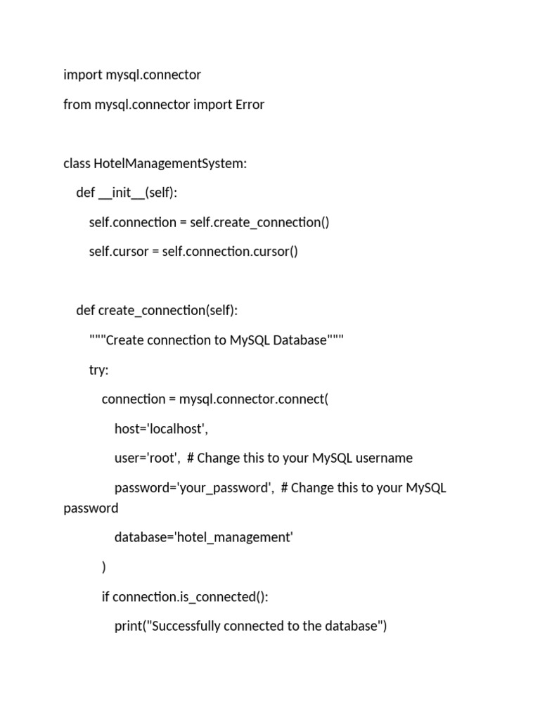 Import Mysql (Exception Handling Included) | PDF | Databases | Data ...