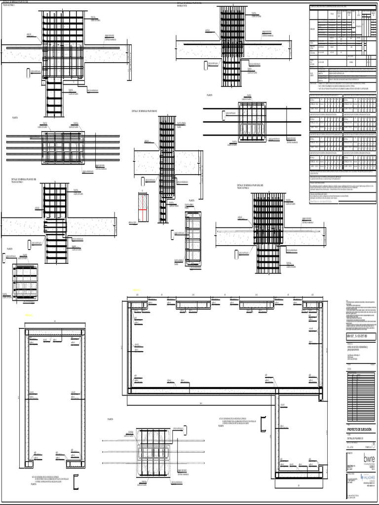 S-133-Det-B0 - Detalles Pilares 03 | PDF | Hormigón | Fundación ...