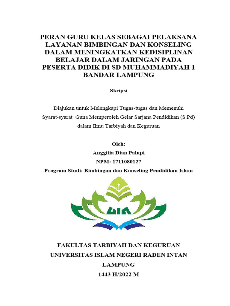 Cover, Bab 1, Bab 2, Dapus | PDF