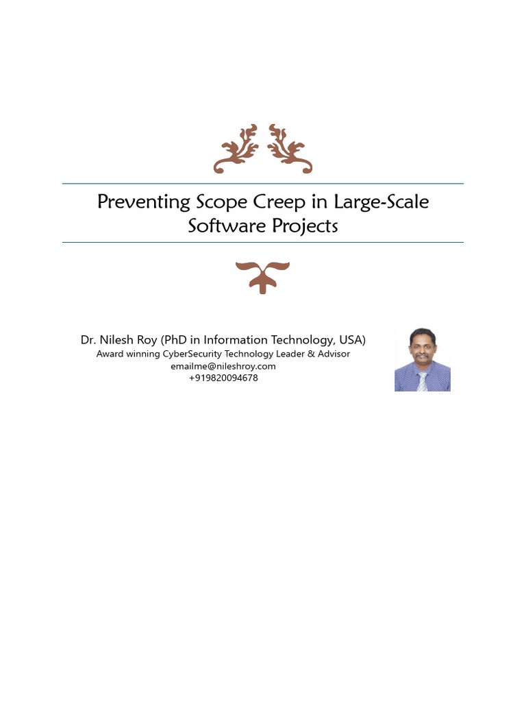 17august2024 - Preventing Scope Creep in Large-Scale Software Projects ...