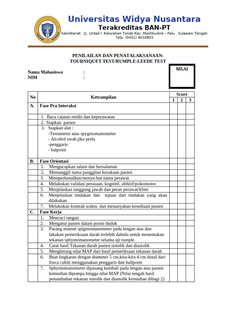 Panduan Uji Rumple-Leede | PDF