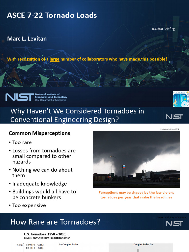 ASCE 7 22 Tornado Loads Briefing For IS STM April 18 2023 | PDF | Tornadoes | Area