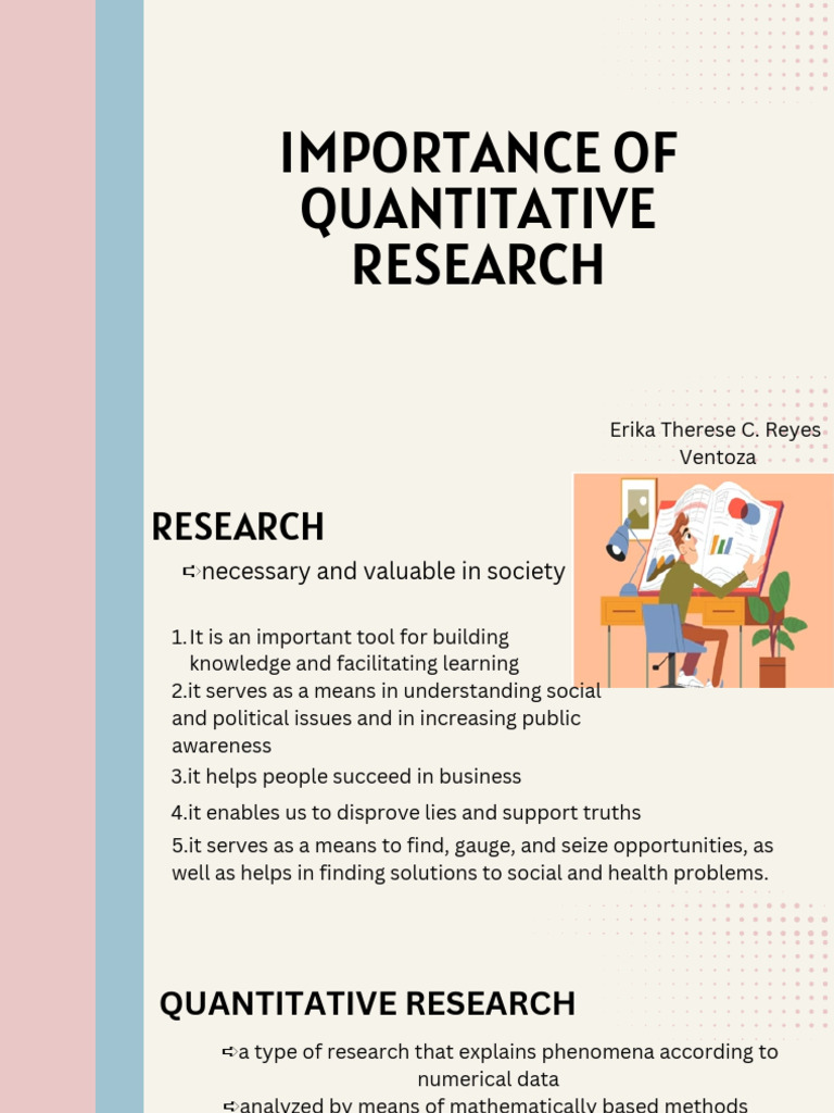 Importance of Quantitative Research 2 1 | PDF | Quantitative Research ...