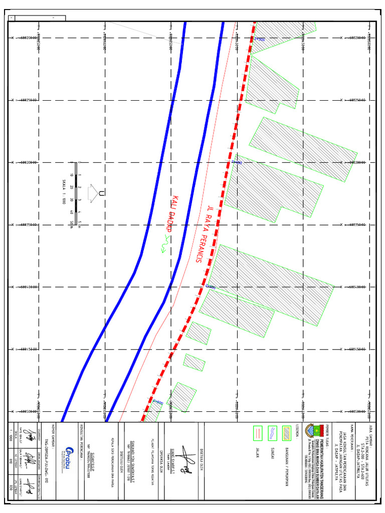 10 PETA RENCANA JALUR UTILITAS Layout1 | PDF