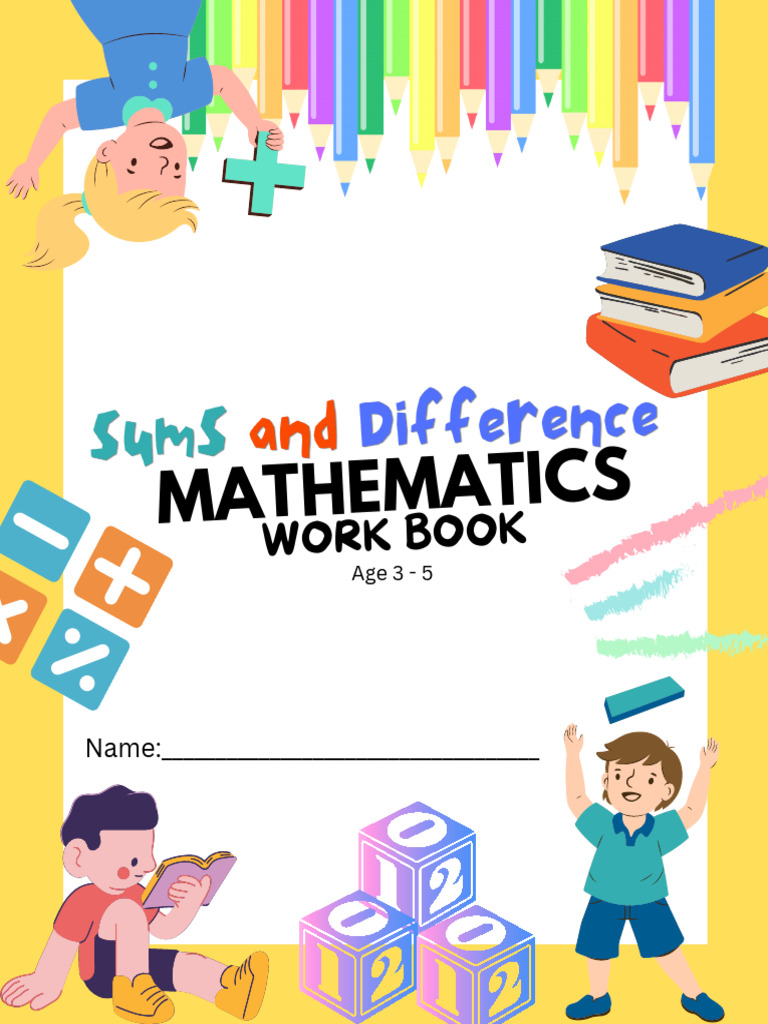 Sums and Difference Work Book | PDF