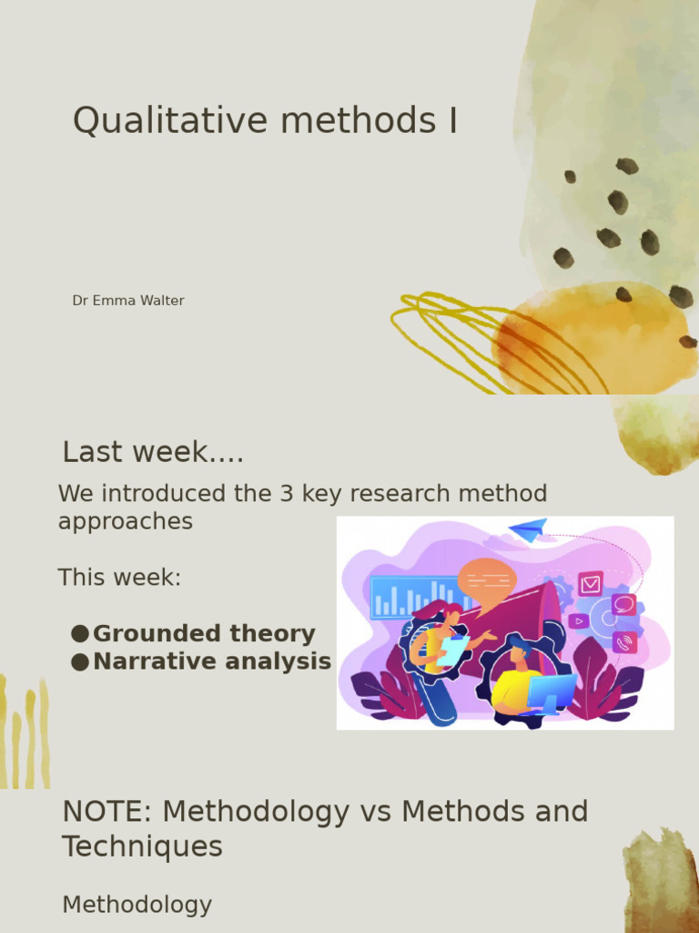 Grounded Theory and Narrative Analysis Guide | PDF | Analysis ...