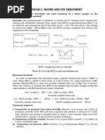 EDTA Method for Water Hardness Testing | PDF | Titration | Chemistry