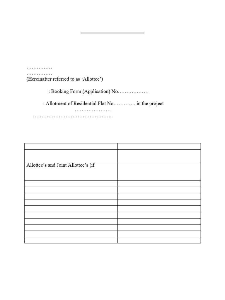 Allotment letter | PDF | Taxes | Interest