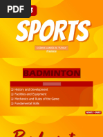 Badminton Rules and Mechanics Overview | PDF