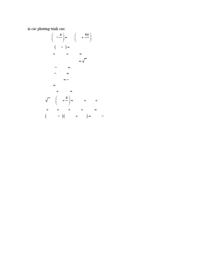 Một Số Ptlg Khác | PDF