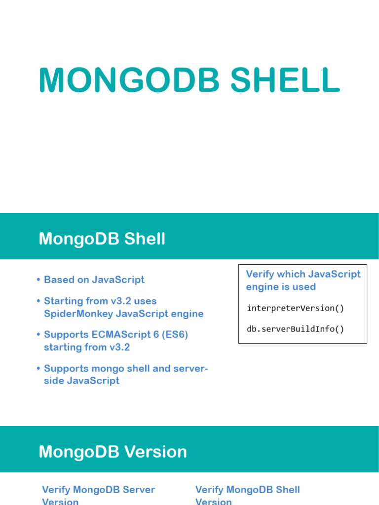 03 MongoDB Shell | PDF