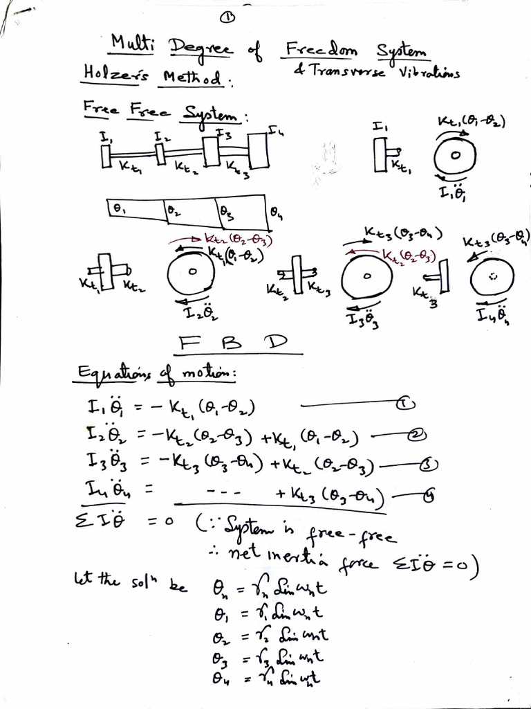 Multi Degree of Freedom | PDF