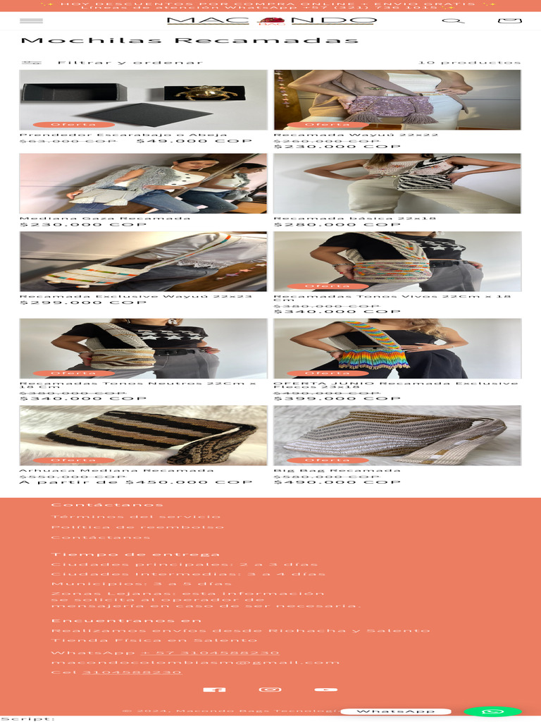 Mochilas Recamadas - Macondo Bags | PDF