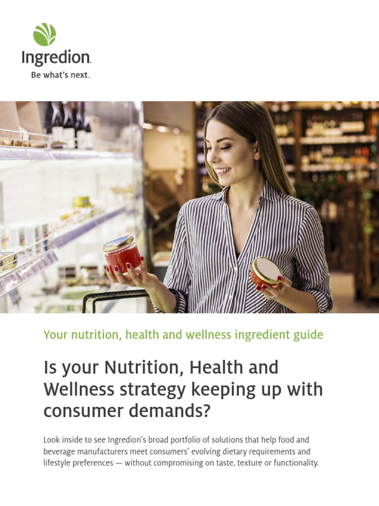 Ingredion Product Selection Guide NHW 2024 | PDF | Dietary Fiber | Diet ...