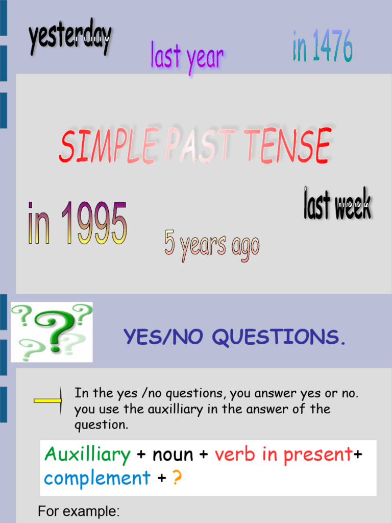 Simple Past | PDF