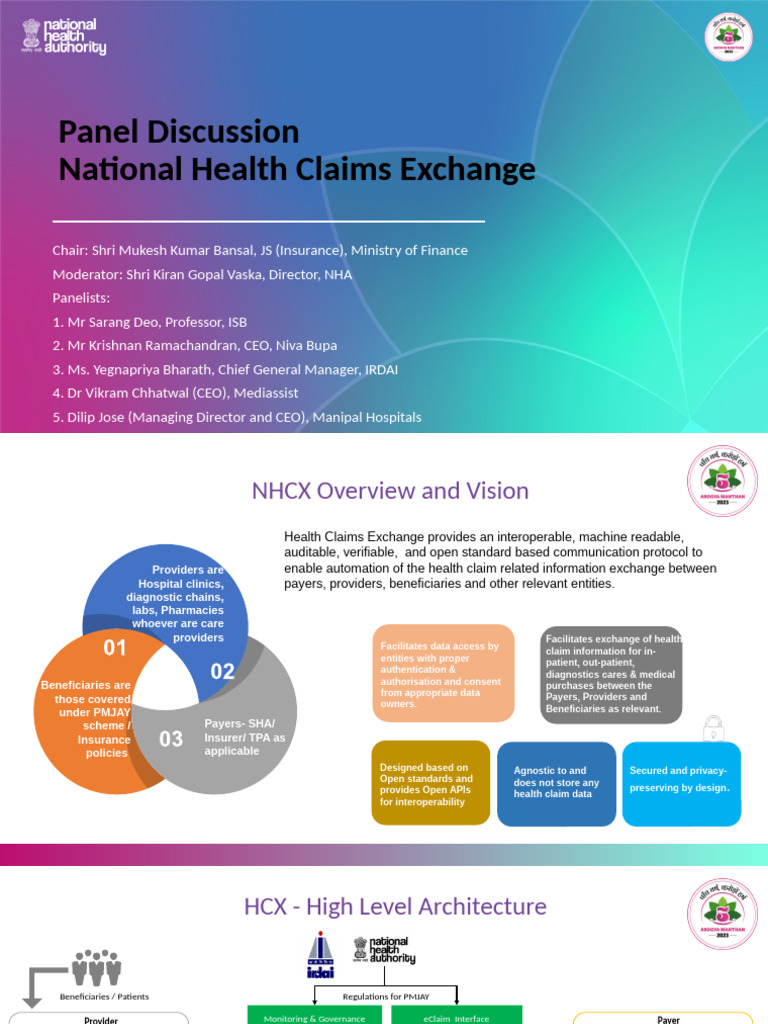 National Health Claims Exchange PPT 6952bd7e8d | PDF | Insurance ...