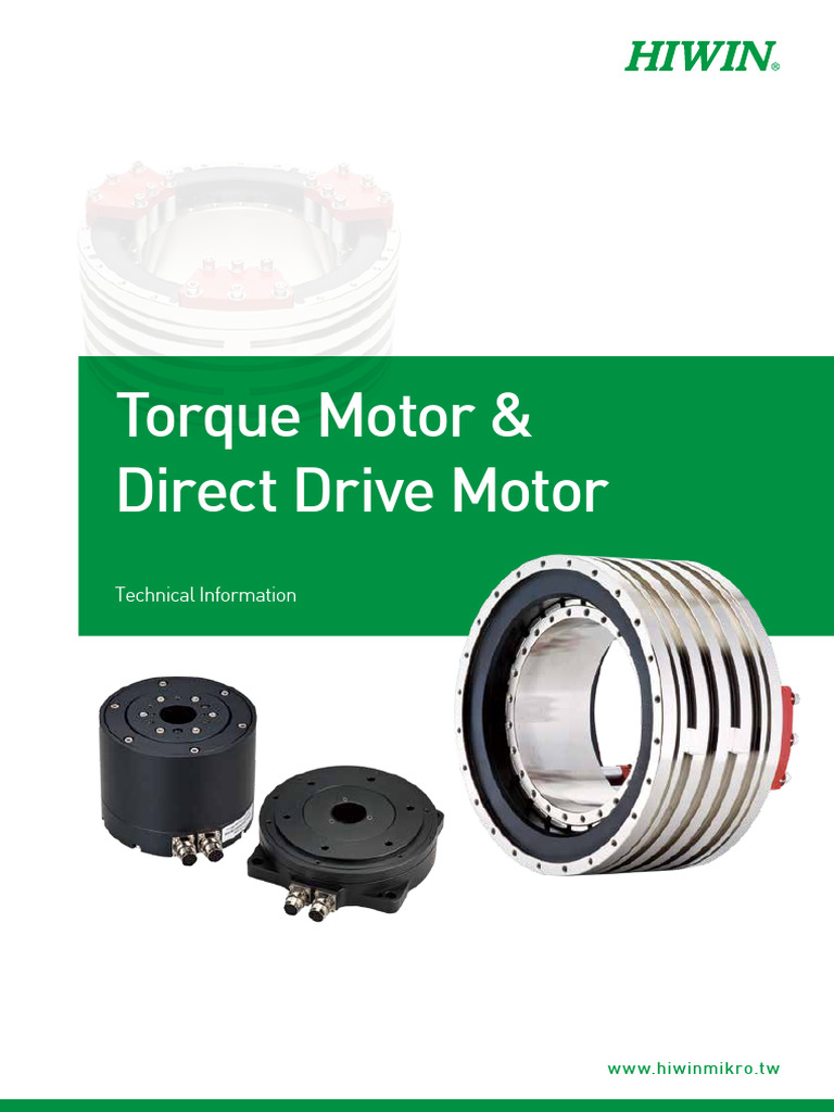 Torque Motor&Direct Drive Motor(en) | PDF | Electric Motor | Machines
