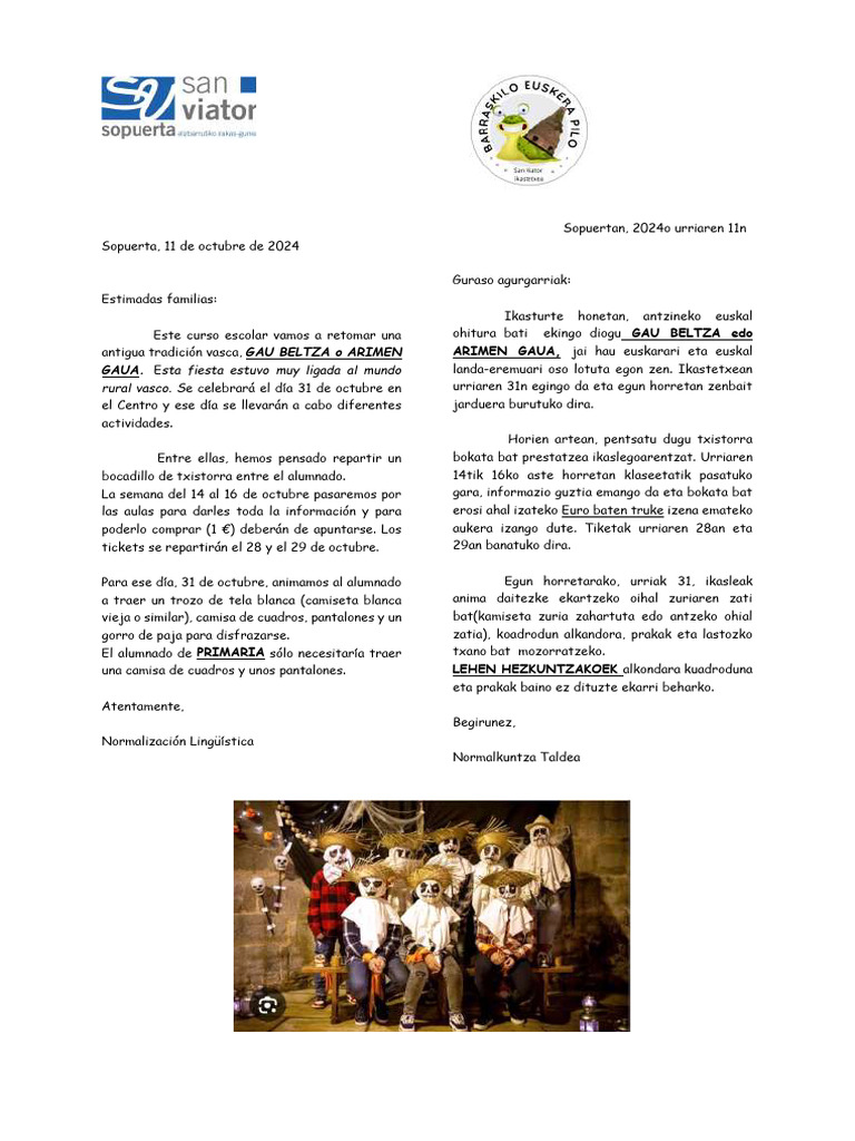 Arimen Gaua (Zirkularra) | PDF