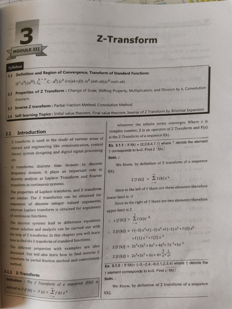 Z Transform | PDF