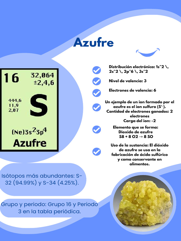 Azufre | PDF