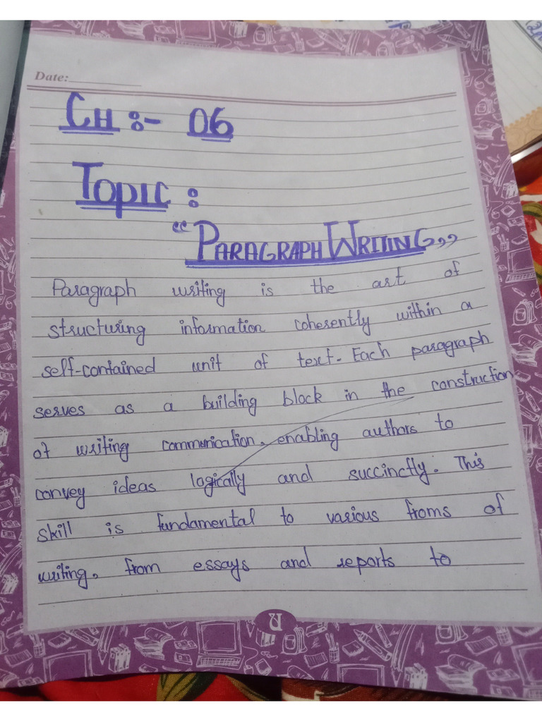 Paragraph, Structure, Sentence | PDF