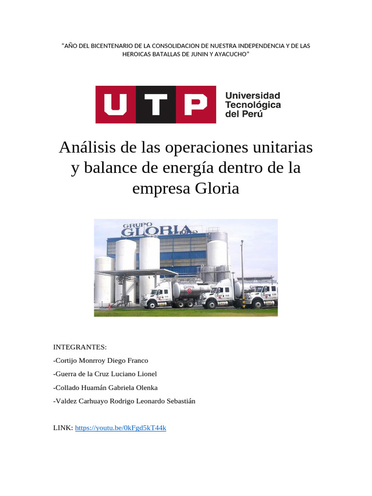 Trabajo Final Oupi - Grupo Nectar | PDF | Residuos | Leche