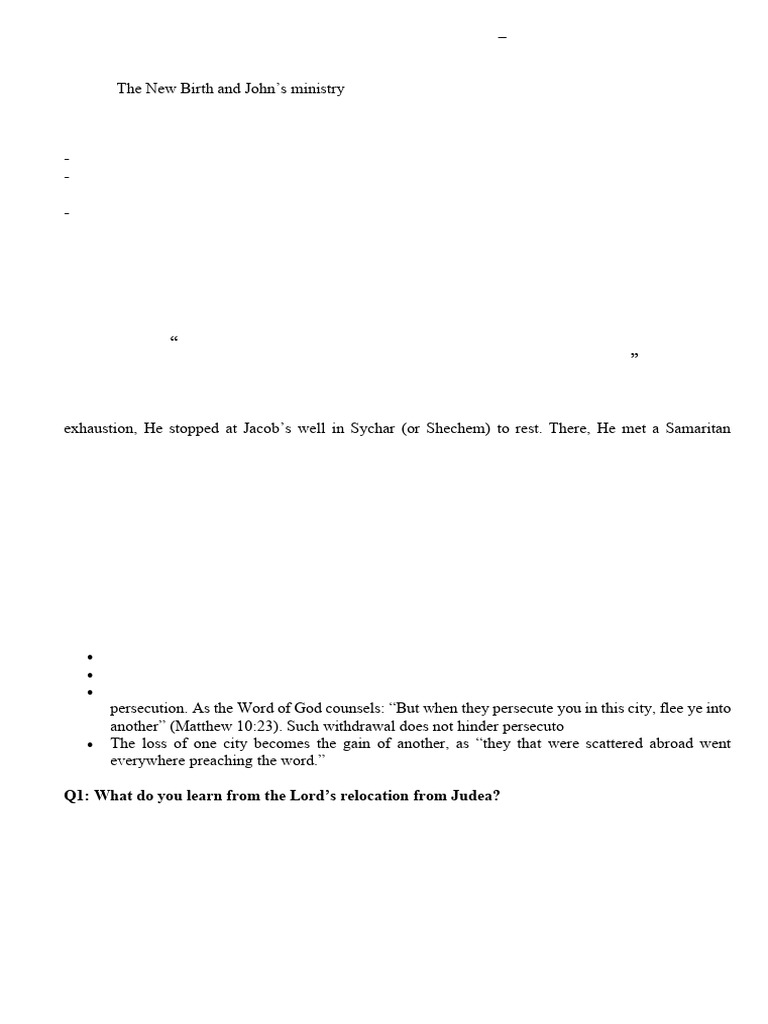 Adult Sts Summary Lesson 139 | PDF | Gospel Of John | Jesus