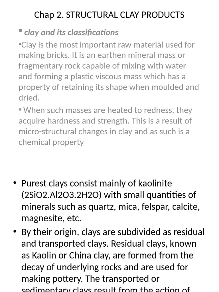 2.structural Clay Products | PDF | Brick | Porosity