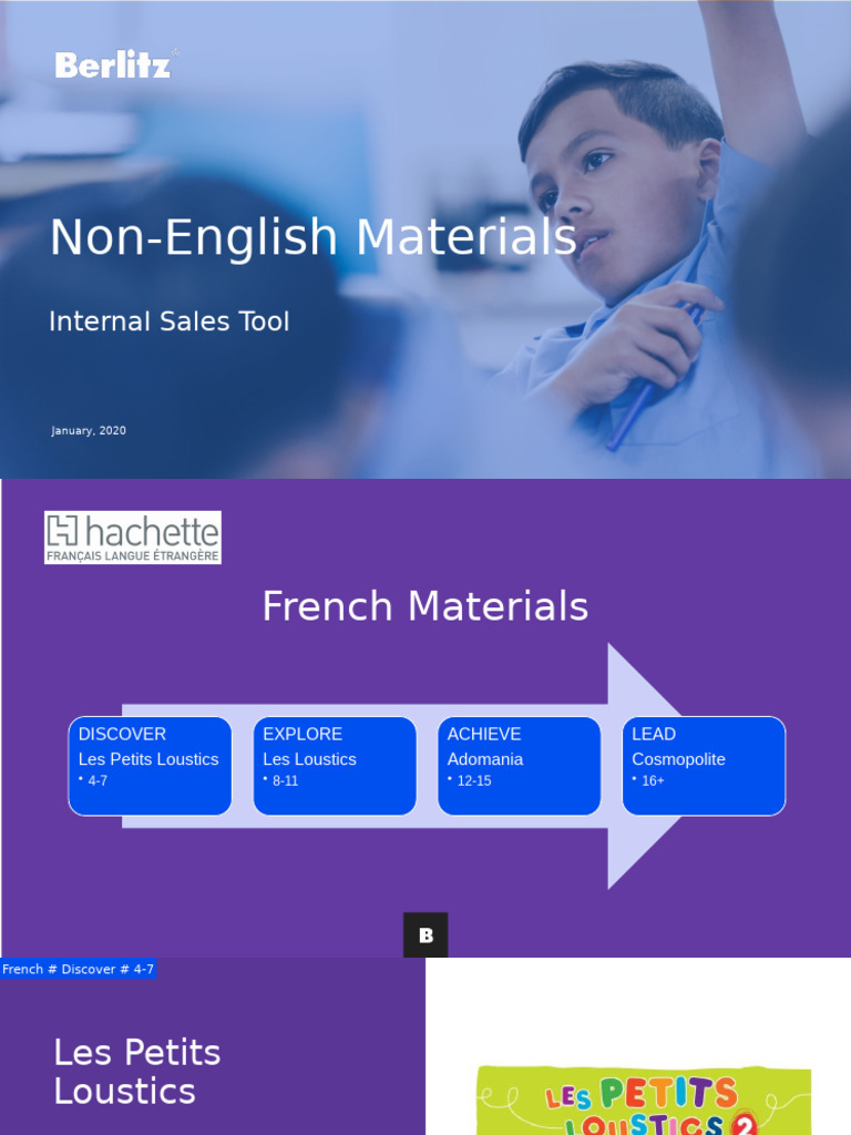 Non-English Materials French | PDF | Flashcard | Books