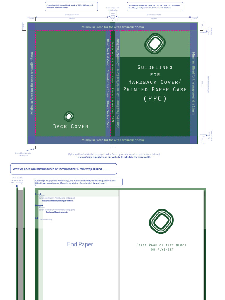 Hardback Cover Setup Guide | PDF | Graphic Design | Book Design