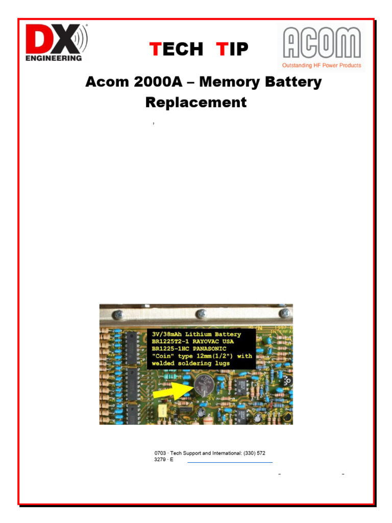 Acom-2000a - XG - Kopya | PDF | Printed Circuit Board | High Voltage