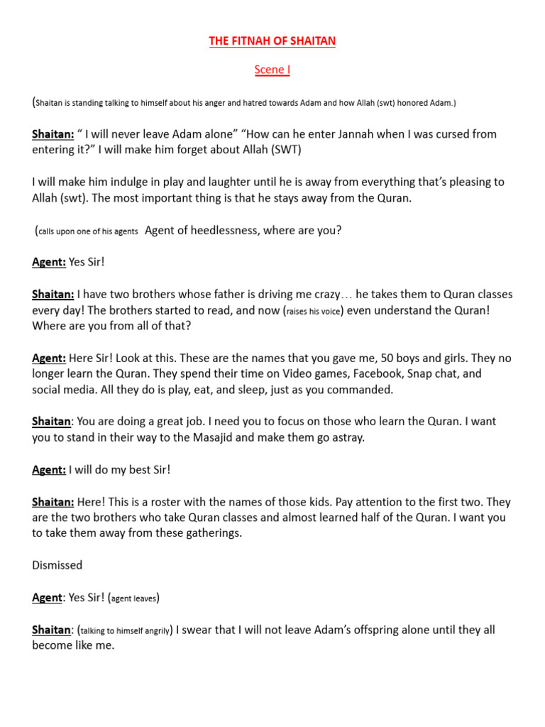 The_Fitnah_of_Shaitan_2.0 | PDF | Umar