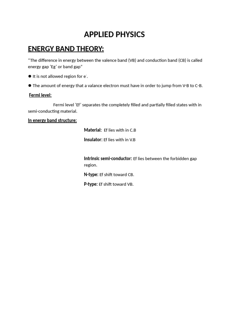 Applied Physics | PDF