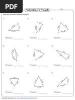 Grade 5 Area of Triangles A | PDF