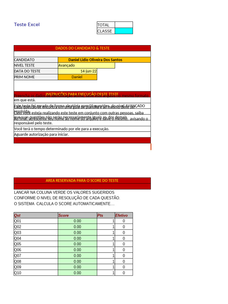 Atividade Teste Pratico | PDF