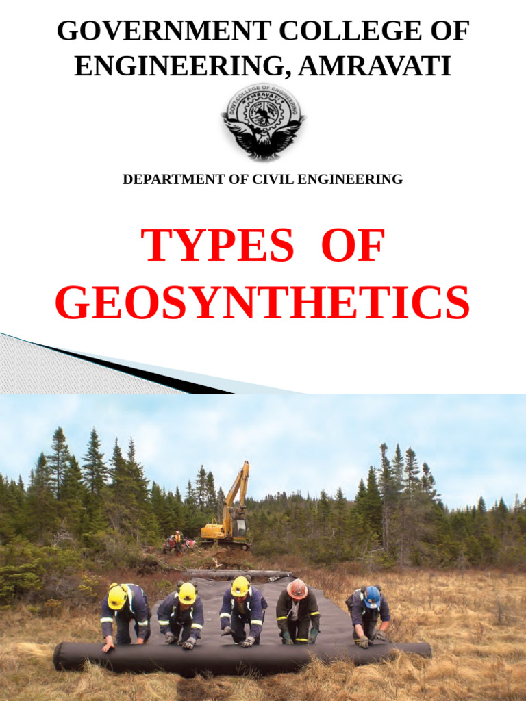 Types of Geosynthetics Explained | PDF | Materials | Building Materials
